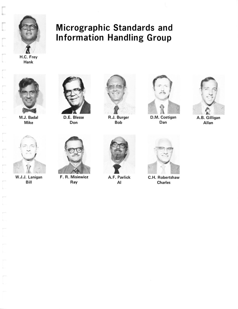 Bell Labs Org Chart